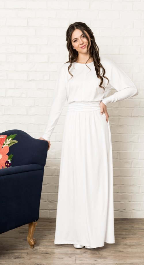LDS Temple Clothing | Women's Temple Clothes & More | White Elegance