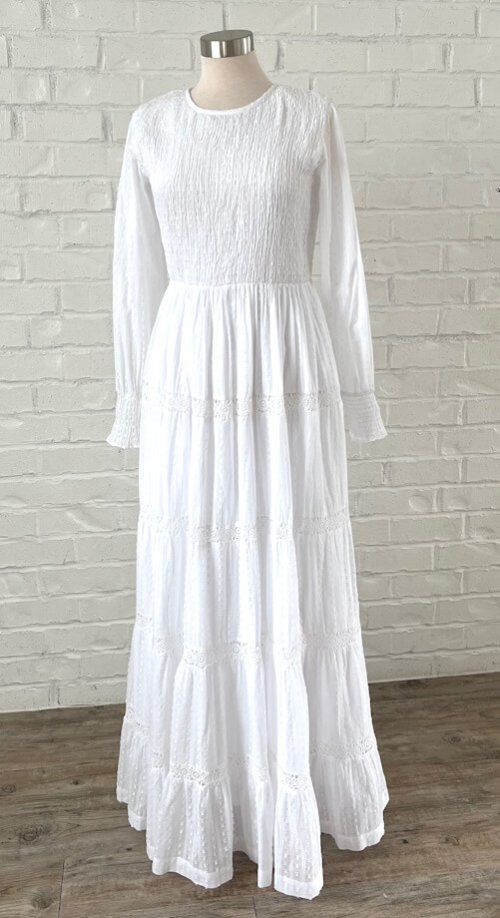 LDS Temple Dresses and Sets | White Elegance