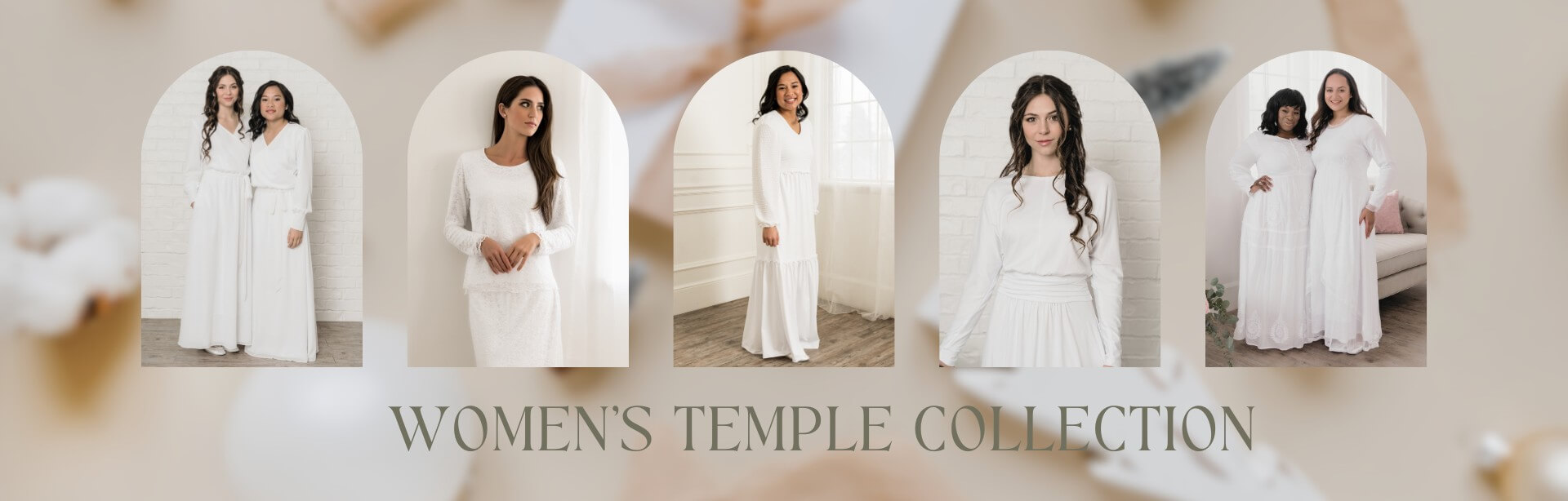 LDS Temple Dresses | Mormon Clothing | White Elegance